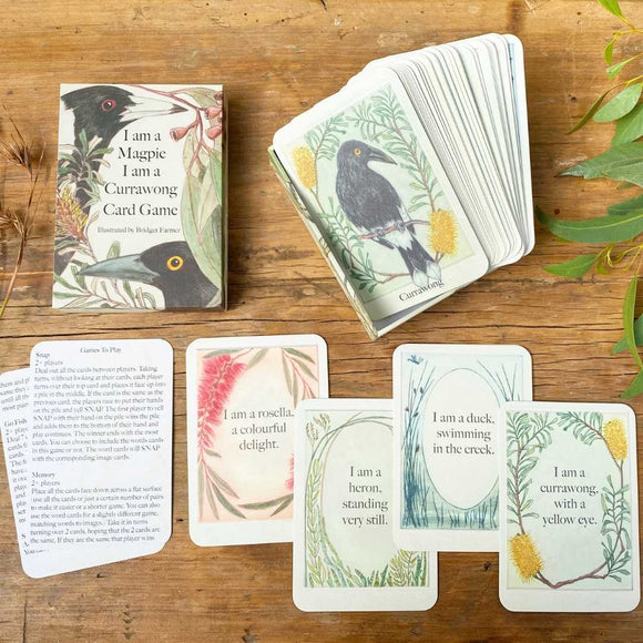 I am Magpie, I am Currawong Card Game – Little Paper Planes